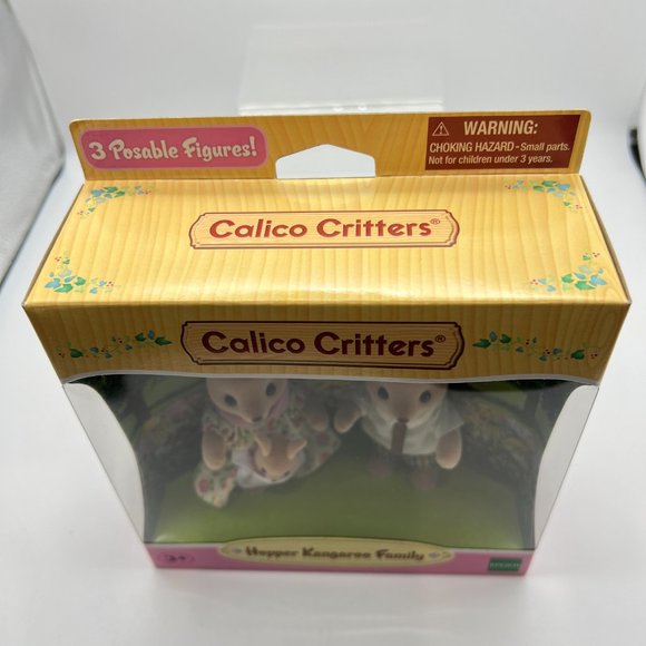calico critters | Toys | Calico Critters Hopper Kangaroo Family Set Of ...